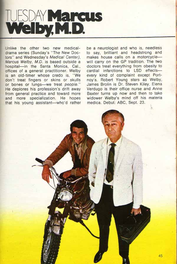 Marcus Welby, M.D. Video Info